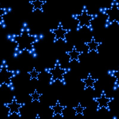 Glow Stars Blue
